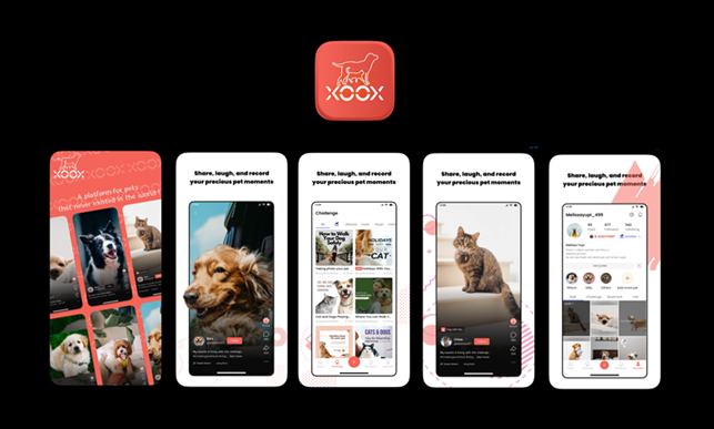 비투엔·메디클라우드와 손잡은 XOOX 세계 최초 반려동물 전용 SNS 앱, 미국 전역 강타